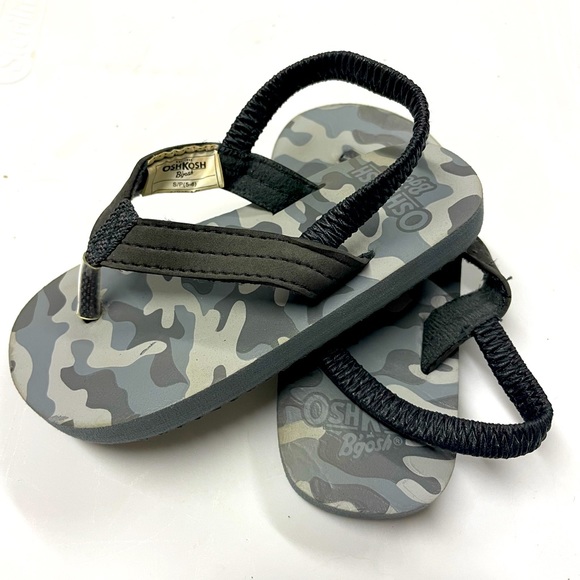 OshKosh B'gosh | Shoes | Osh Kosh Babytoddler Flip Flops Size 56 Used ...